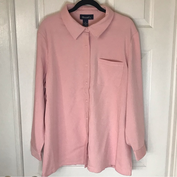 Denim&Co | Jackets & Coats | Denimco Jacket X Nwt Soft Pink | Poshmark